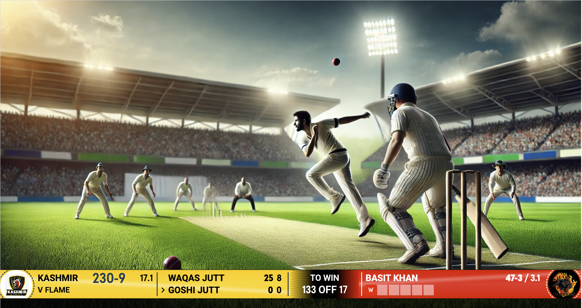 CrickPro Blitz Overlay Ticker - High-Energy Cricket Overlay with ...