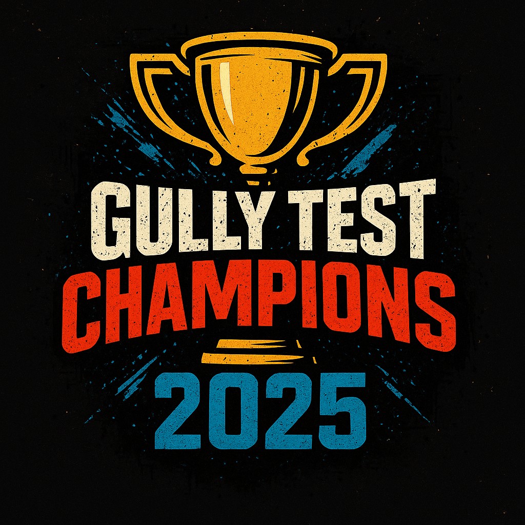 Upcoming Matches GULLY TEST CHAMPIONSHIP 2025 - Schedule & Fixtures